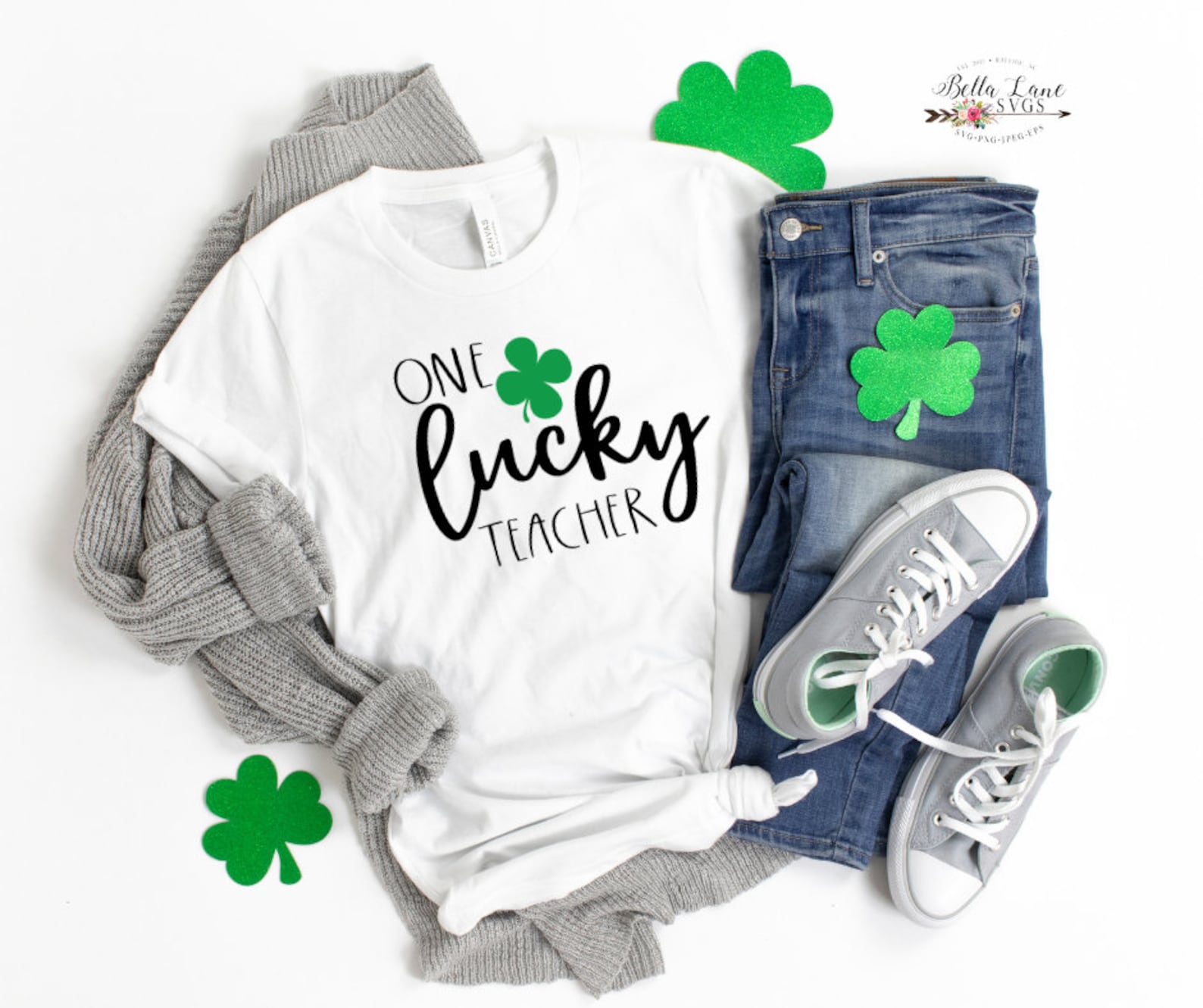 One Lucky Teacher Shirt Svg St. Patricks Day Shirt St. - Etsy