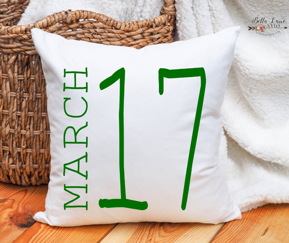 March 17th Sign Svg St Patrick's Day Svg St - Etsy