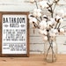 Bathroom Rules Svg Farmhouse Bathroom Sign Svg Farmhouse - Etsy