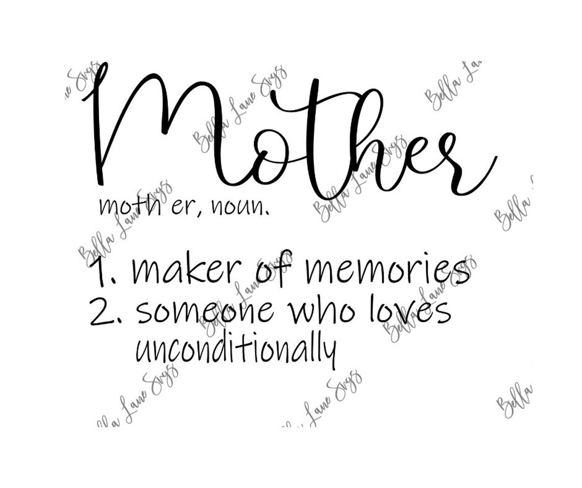 Mother Defition Sign Svg Mother Svg Mother Sign Svg Mother - Etsy