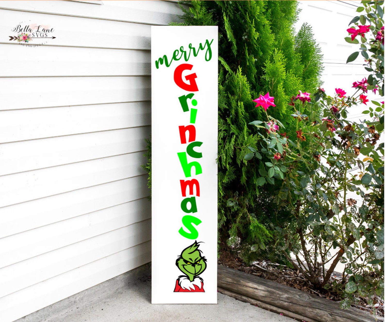Merry Grinchmas Sign Svg, Christmas Sign, Grinch Svg, Merry Grinchmas ...