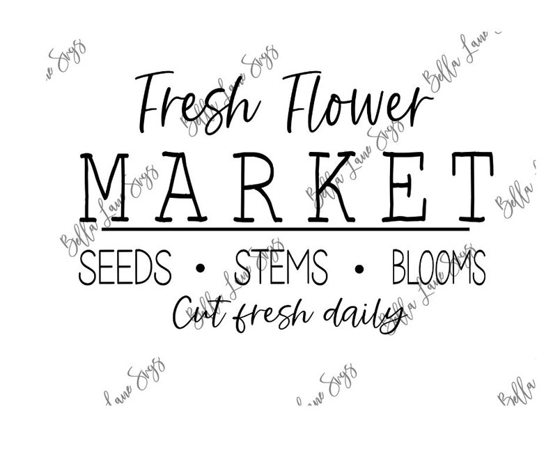 Farm Fresh Flowers Sign Svg Farmhouse Sign Svg Farmhouse - Etsy