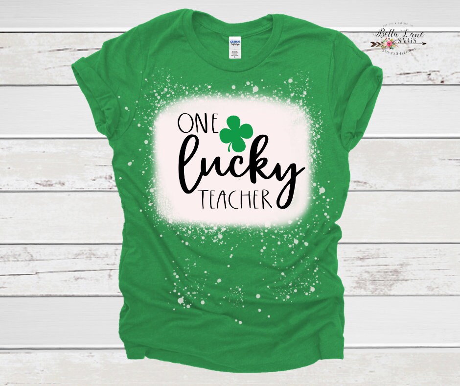 One Lucky Teacher Shirt Svg St. Patricks Day Shirt St. - Etsy