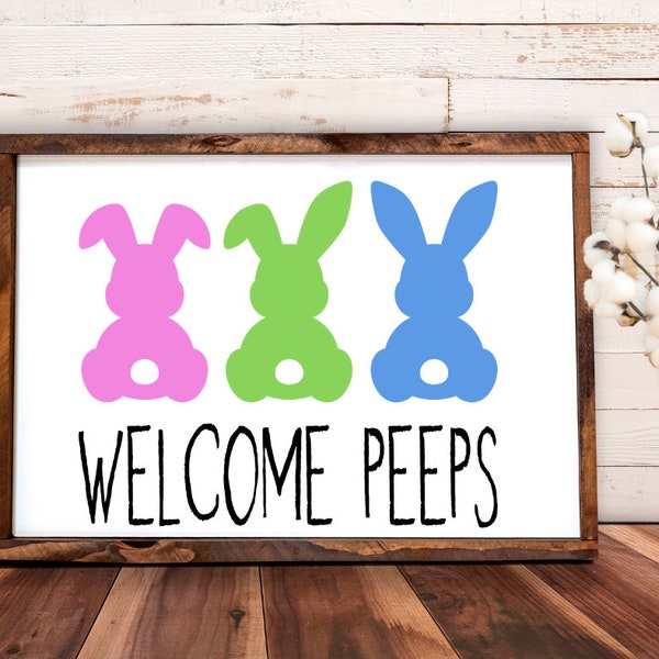 Welcome Peeps Svg - Etsy