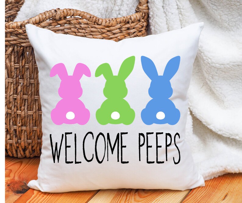 Welcome Peeps Easter Sign Svg Easter Svg Welcome Peeps Svg - Etsy Canada