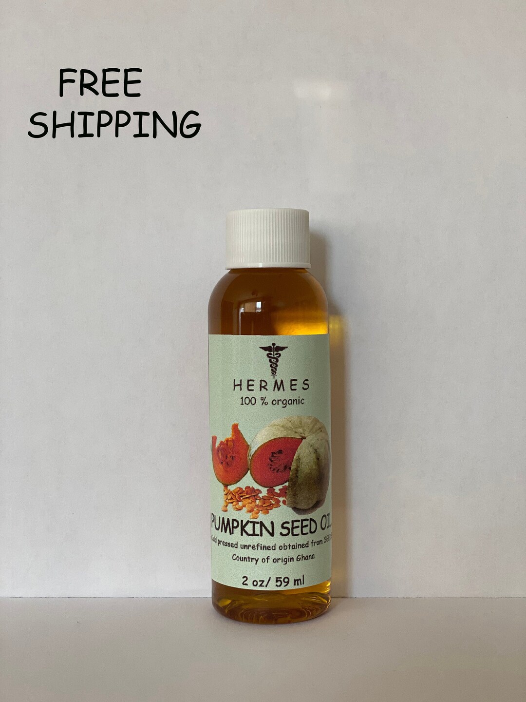 2 Oz PUMPKIN SEED Oil by HERMES Organic Unrefined Cold Pressed - Etsy