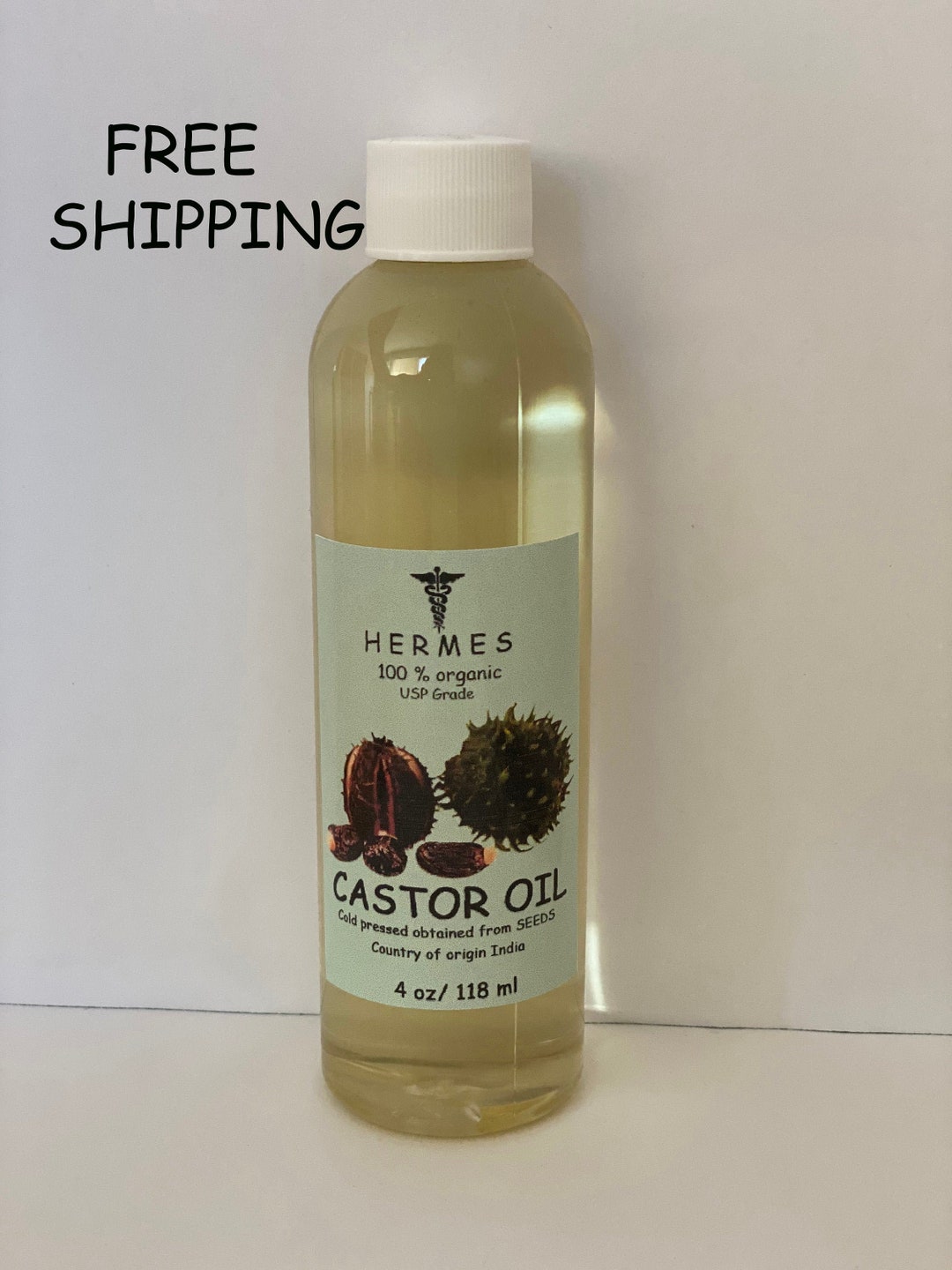 4 Oz CASTOR Oil Organic USP Grade 100% PURE Cold Pressed - Etsy