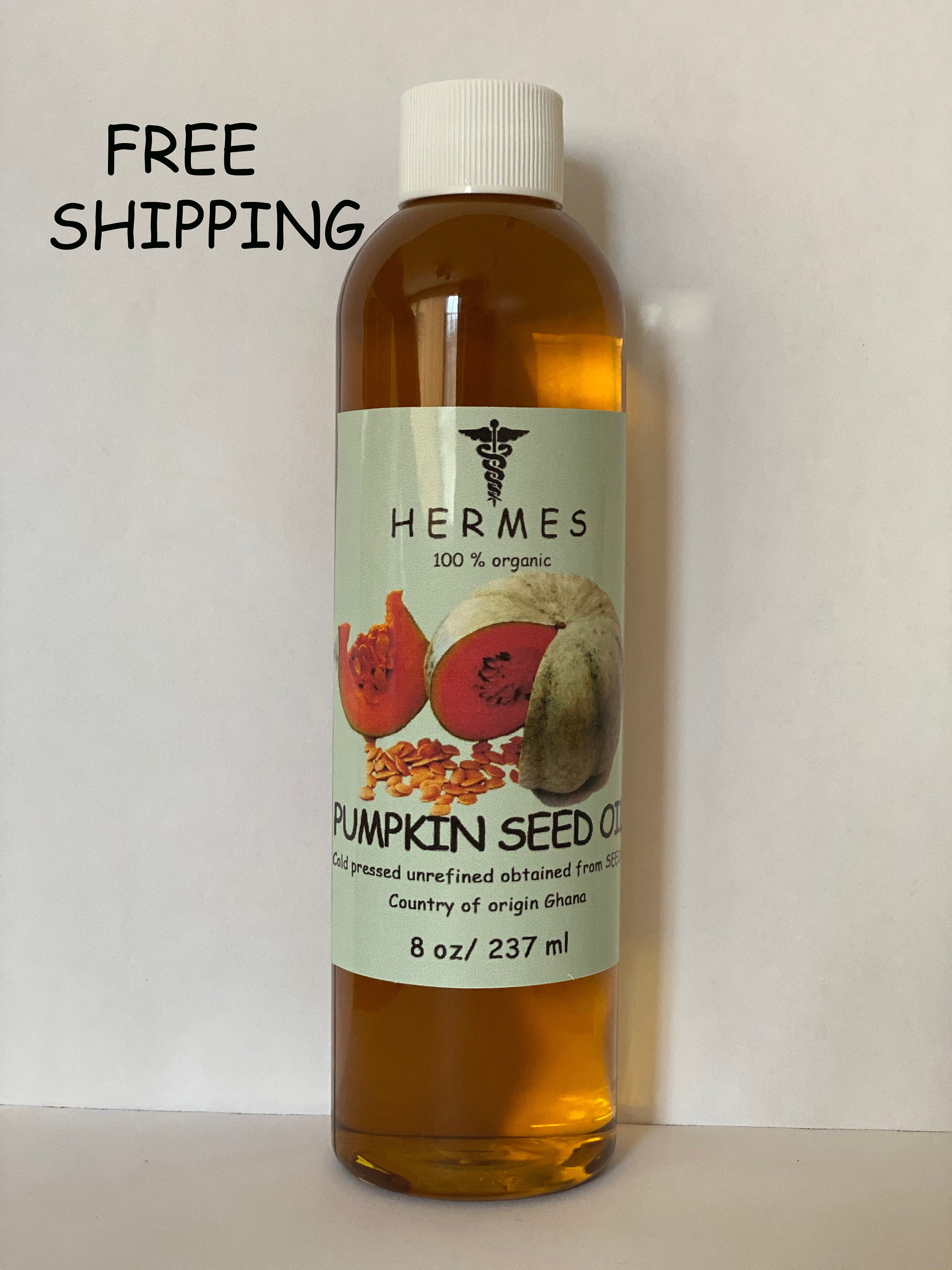 8 Oz PUMPKIN SEED Oil by HERMES Organic Unrefined Cold Pressed - Etsy