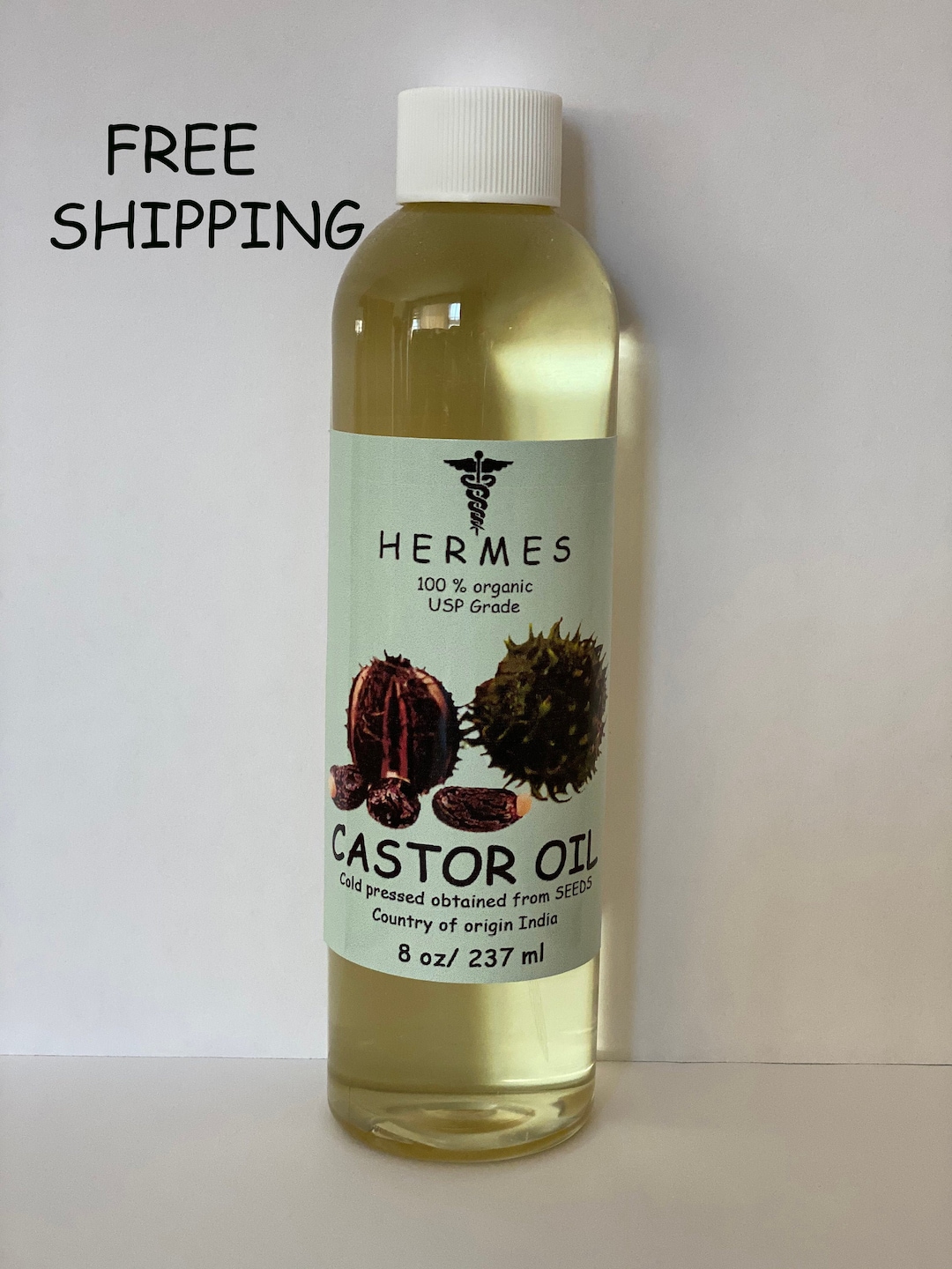 8 Oz CASTOR Oil Organic USP Grade 100% PURE Cold Pressed - Etsy