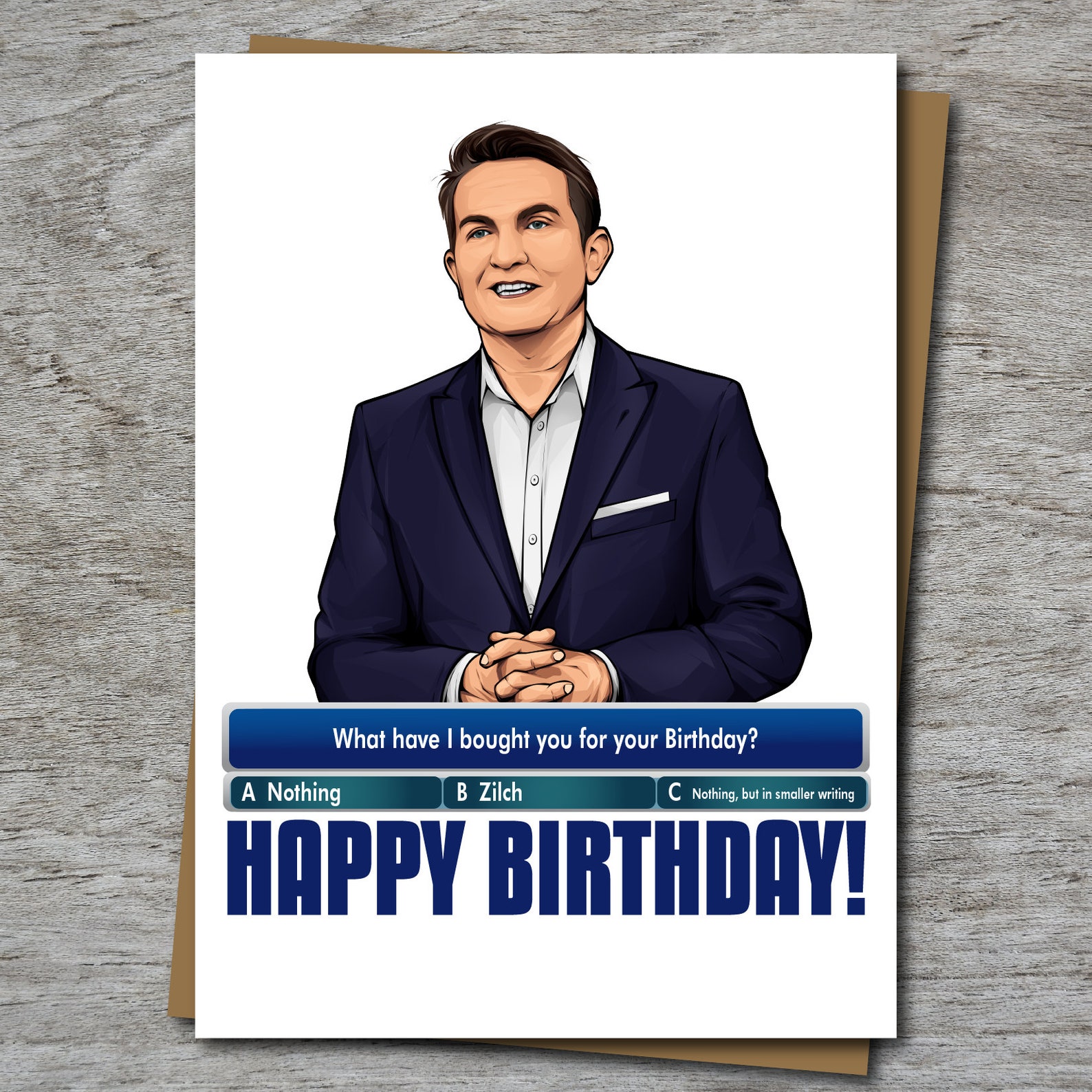 Happy Birthday Greeting Card Inspired by The Chase hosted by | Etsy