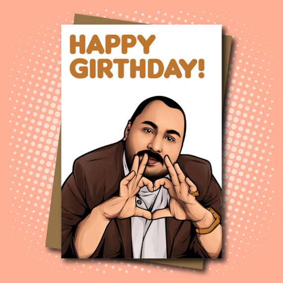 Happy Girthday Card Inspired by Chabuddy G 100% Recycled | Etsy
