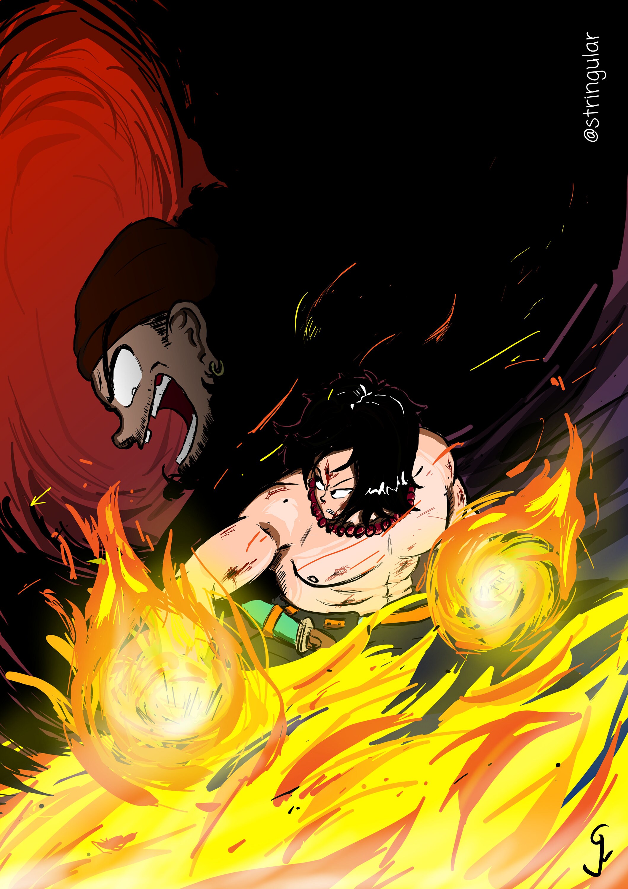 Luffy Vs Blackbeard