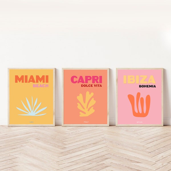 Miami Capri Prints Etsy