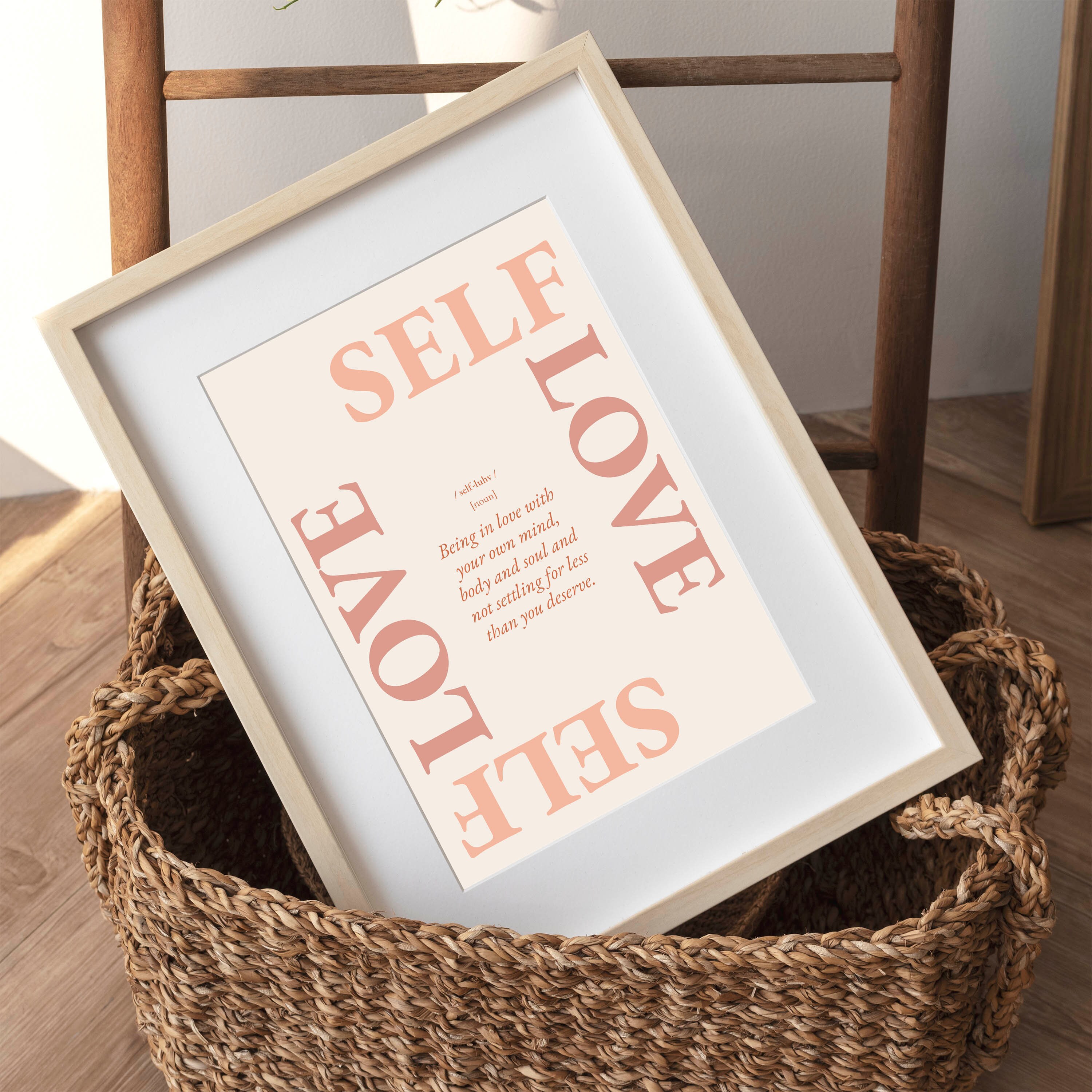 Self Love Art Set Love Definition Print Love Myself Print Etsy