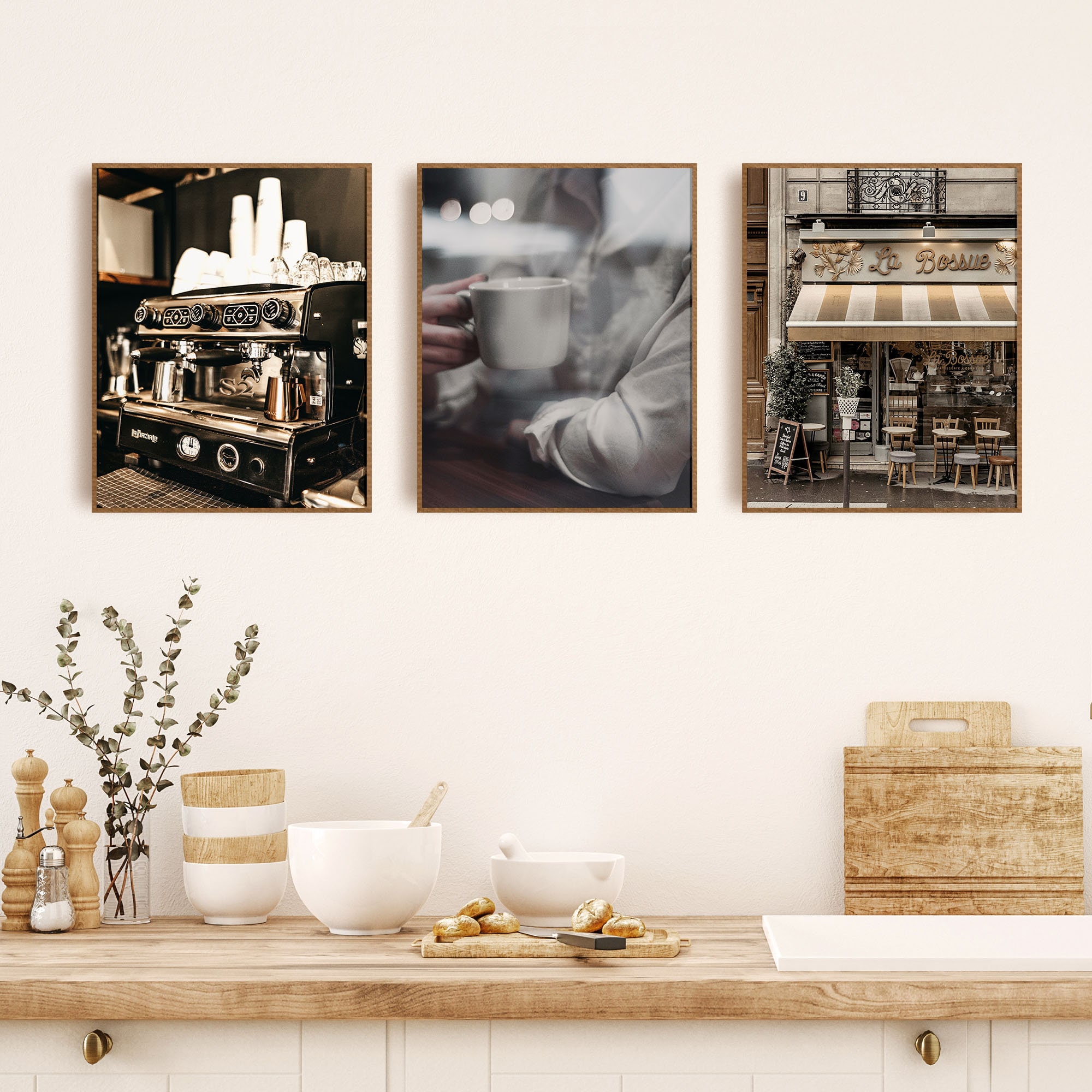 Coffee Sign Poster Set of 6 Prints Modern Kitchen Decor | Etsy