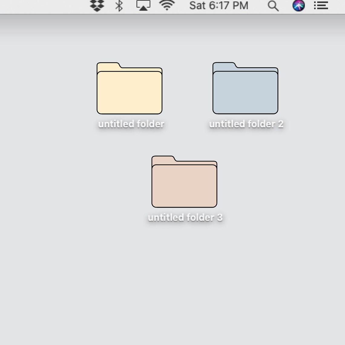 Folder Icons for Mac Computers Neutral Color Folder Icons for | Etsy