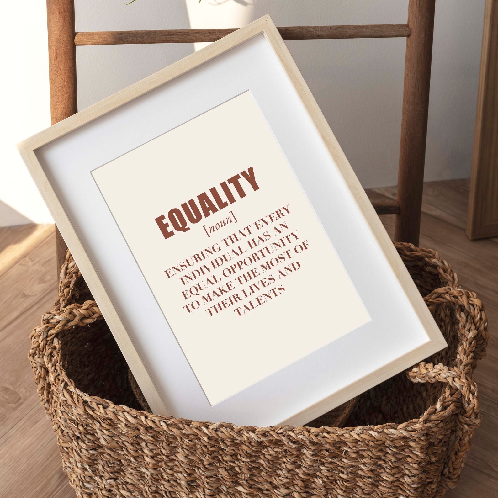 Equality Definition Print Equality Dictionary Art Print - Etsy Denmark