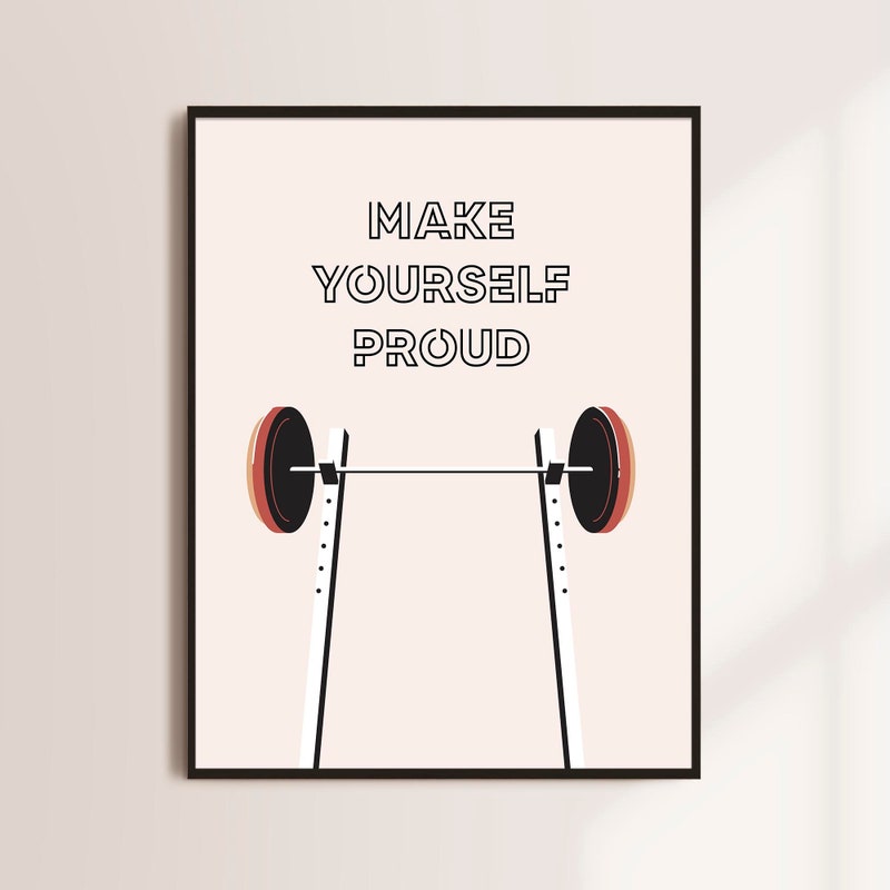 Home Gym Posters - Etsy UK