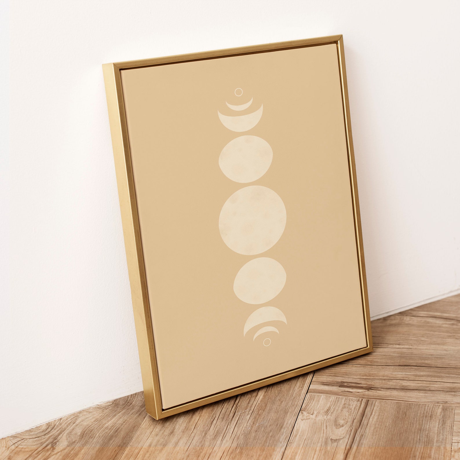 Moon Phases Wall Art Boho Printable Wall Art Printable Wall | Etsy