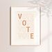 Vote Print, 2020 Election Campaign, Digital Voting Poster, Elections ...