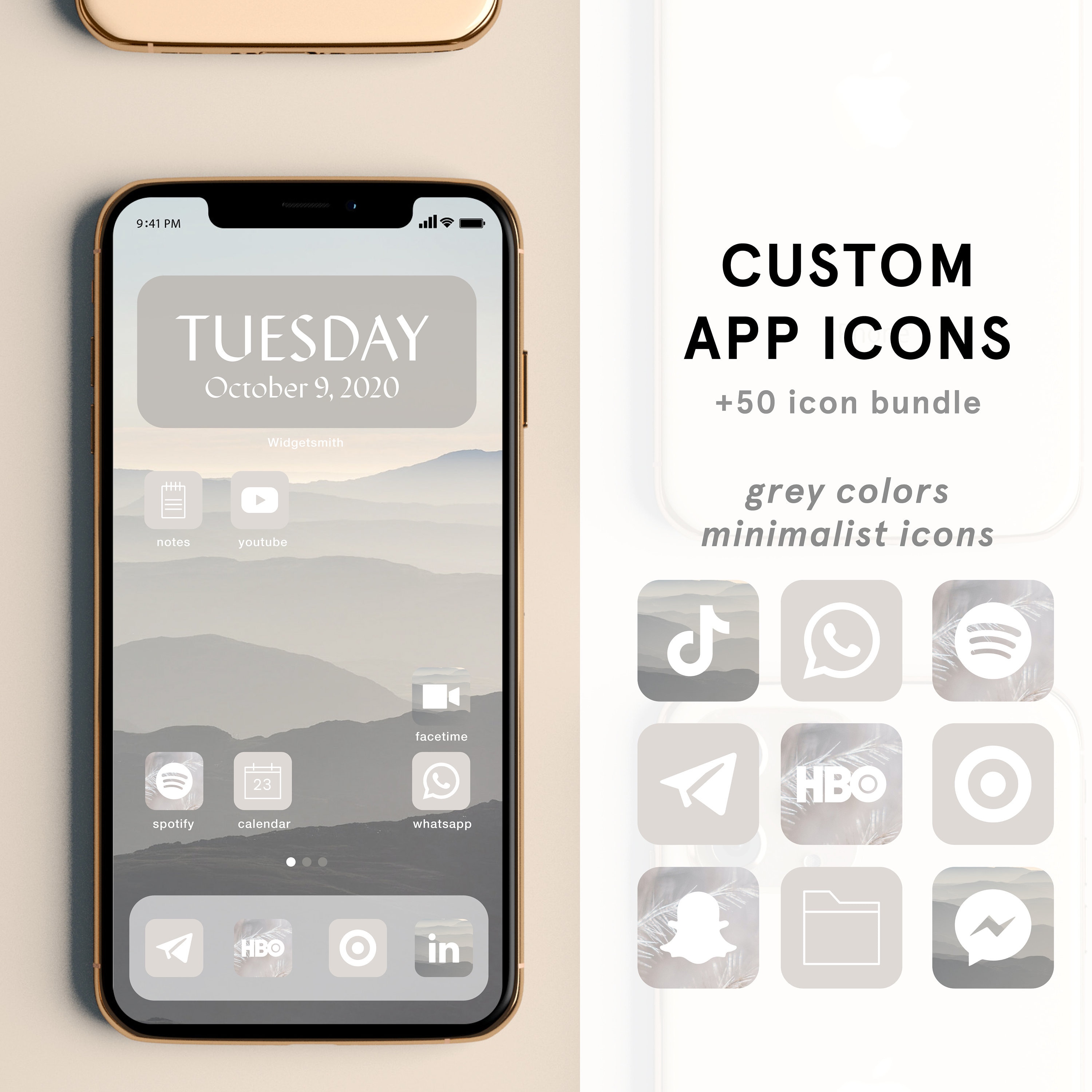 Ios App Icon Bundle App Cover Iphone Aesthetic App Icons - Etsy