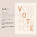 Vote Print, 2020 Election Campaign, Digital Voting Poster, Elections ...