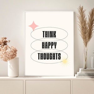 Indie Room Decor Aesthetic Poster, Positive Affirmation Wall Art ...