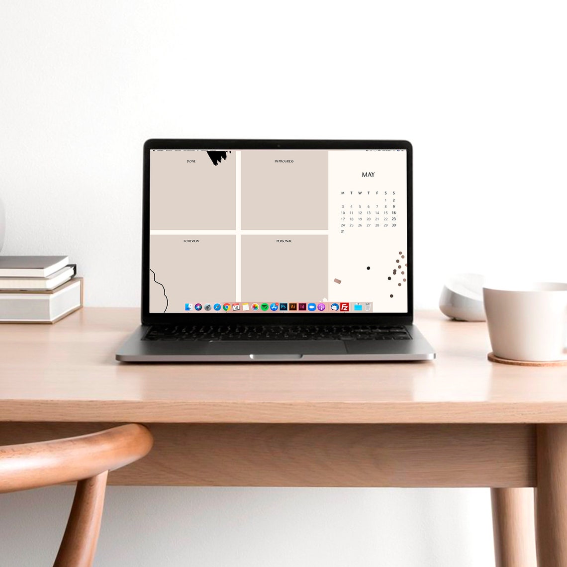 2021 Desktop Wallpaper Organizers Minimalist Computer - Etsy