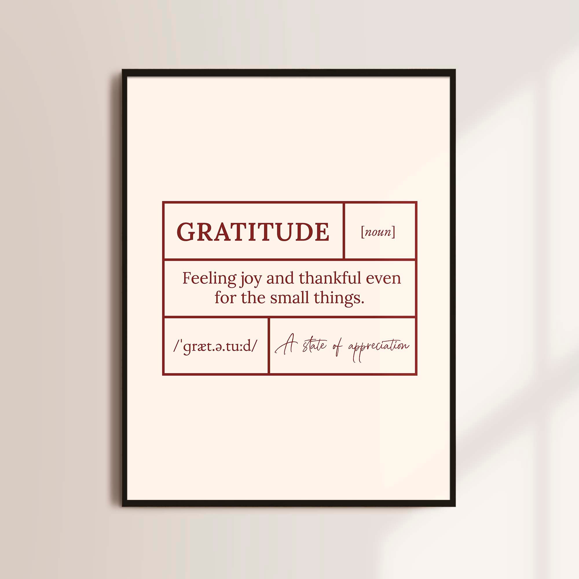 Gratitude Definition Print Gratitude Definition Wall Art | Etsy Gratitude Definition Print Gratitude Definition Wall Art | Etsy