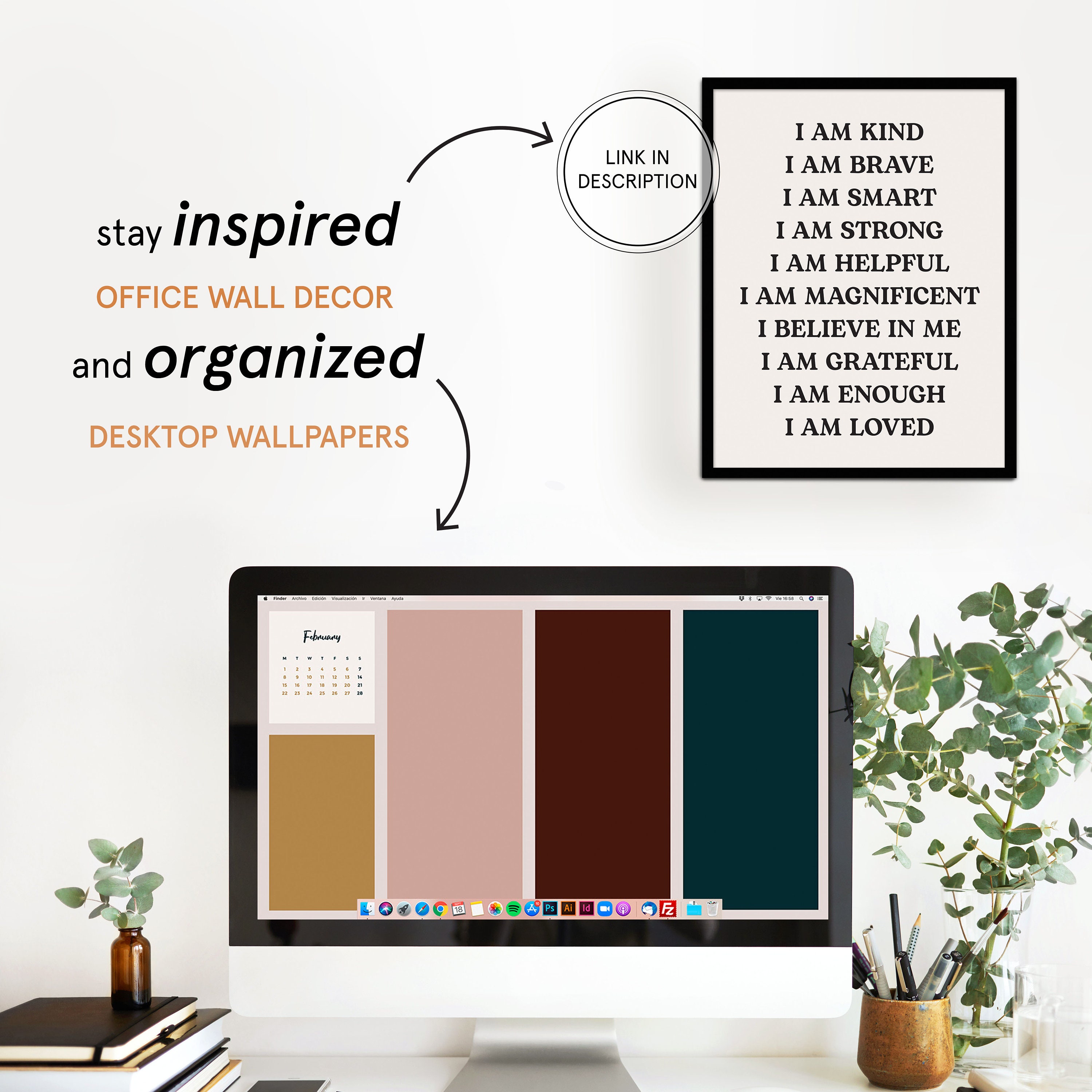 Organized Desktop Wallpaper