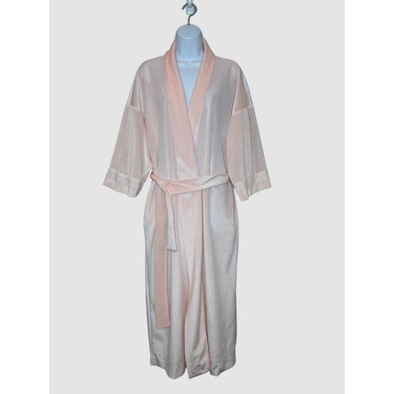 Christian Dior Vintage Pink Velour Robe Ankle Long Ma… - Gem