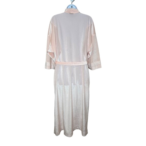 Christian Dior Vintage Pink Velour Robe Ankle Long Ma… - Gem