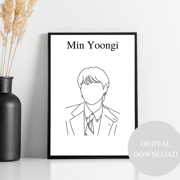 Bts Suga Svg - Etsy