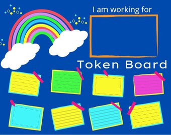 Unicorn Token Board | Etsy