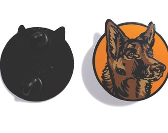 Black German Shepherd Patch - Etsy