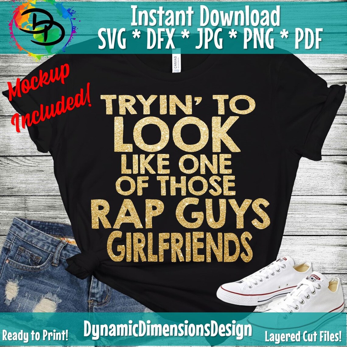 Rap Guys Girlfriends Svg Rap Rap Song Svg Women's Gym - Etsy