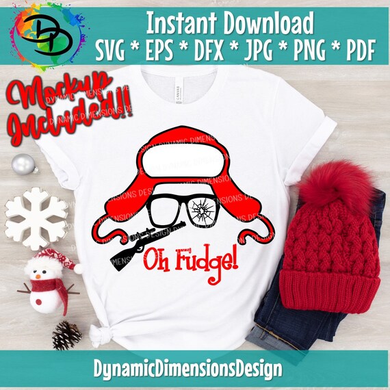 Oh Fudge Svg Christmas Quote Ralphie Svg Christmas Svg | Etsy