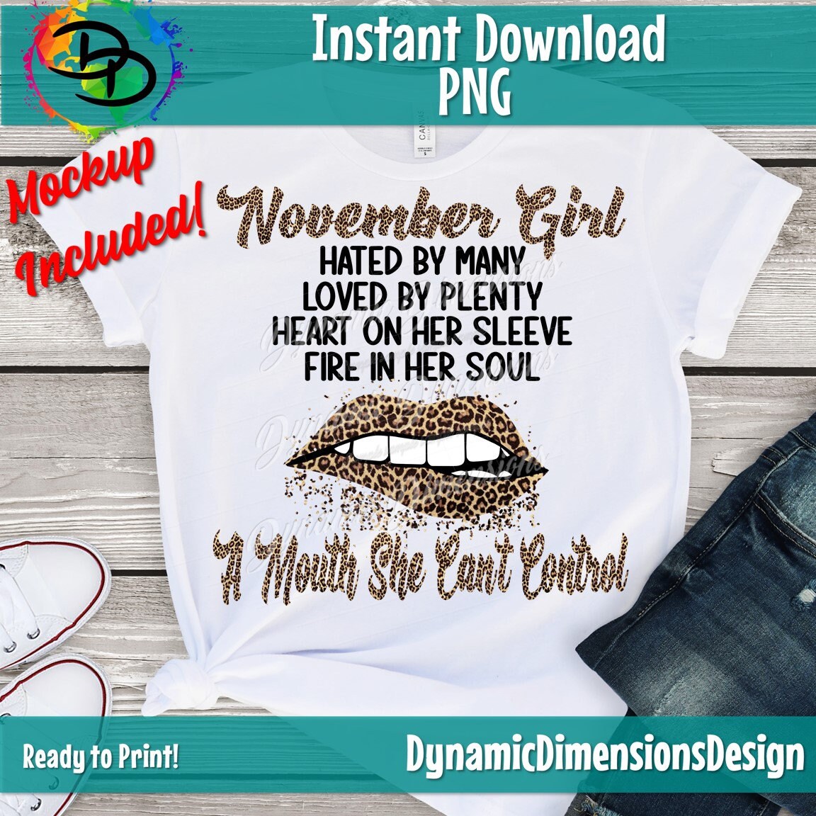 November girl sublimation design - Etsy.de