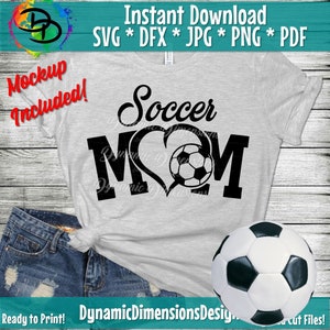 Soccer Mom Svg, Mama, Soccer Svg, Soccer Season Svg, Soccer Shirt ...