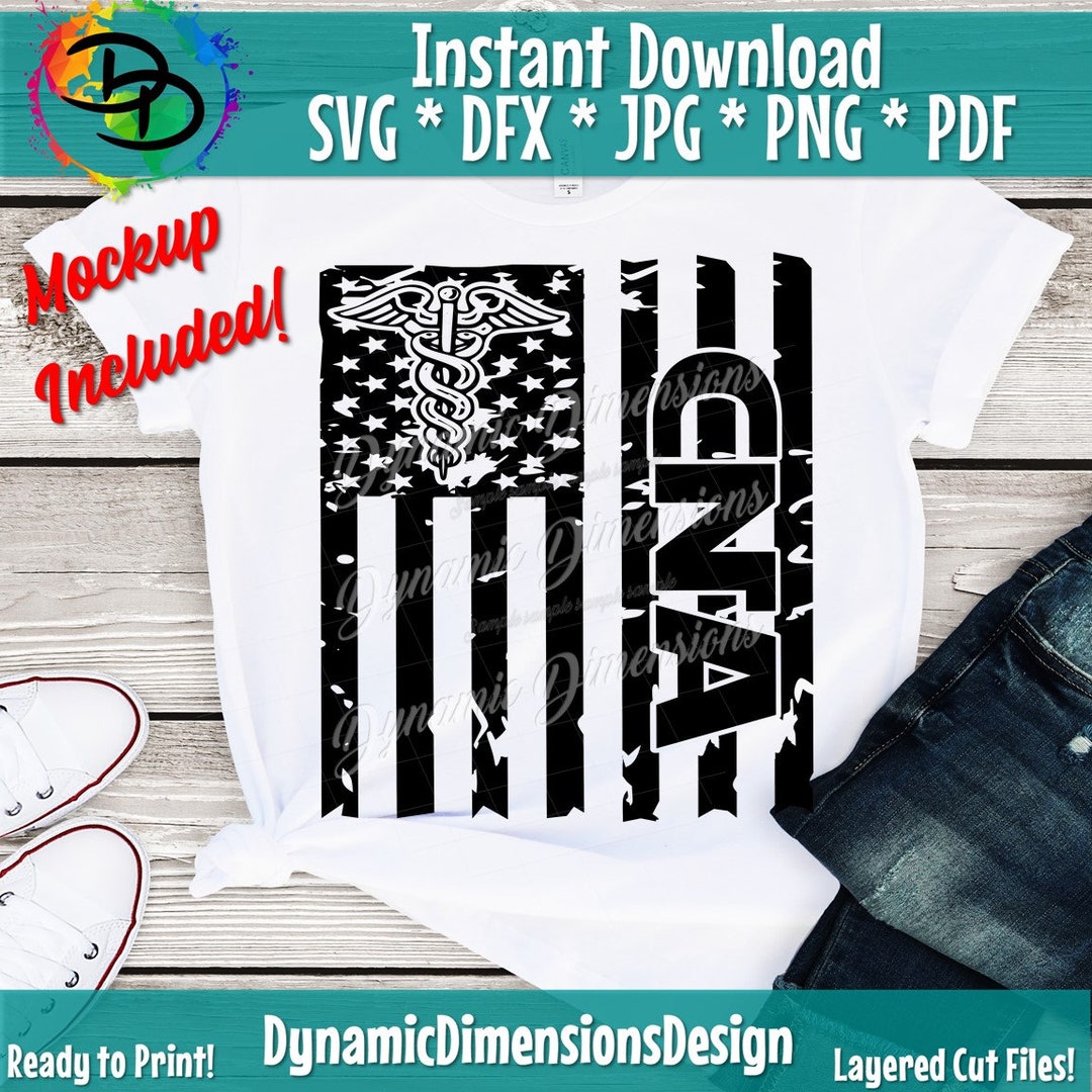 CNA Svg Flag SVG Flag Png American Flag Svg Patriotic Svg - Etsy UK