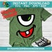 Monsters Svg Monster Cut File Monster Clipart Monster Party - Etsy