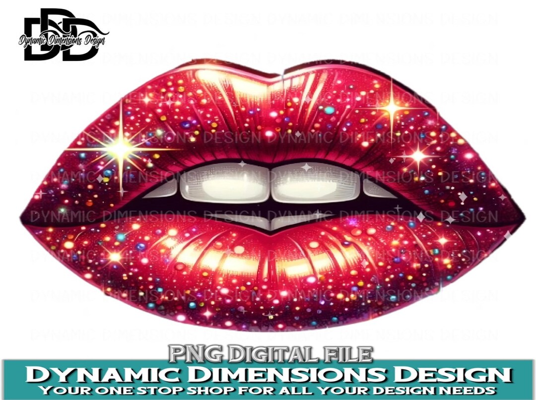 Dripping Lips PNG, Birthday Drip PNG, Glitter Lips, Birthday Drip and ...