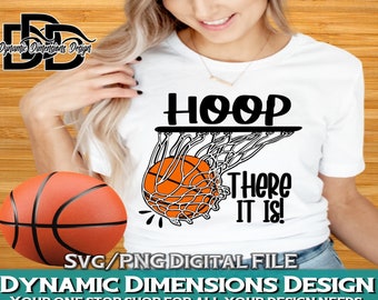 Basketball SVG, Hoop There It is Svg, Basketball Shirt, Svg Cut Files ...
