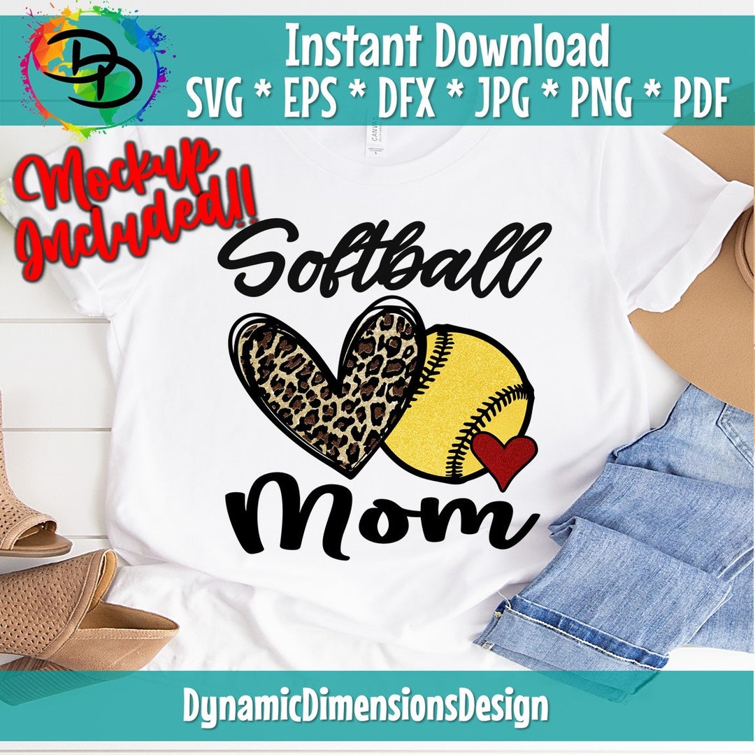Softball Mom SVG, Softball Svg, Softball Sublimation, Softball Shirt ...