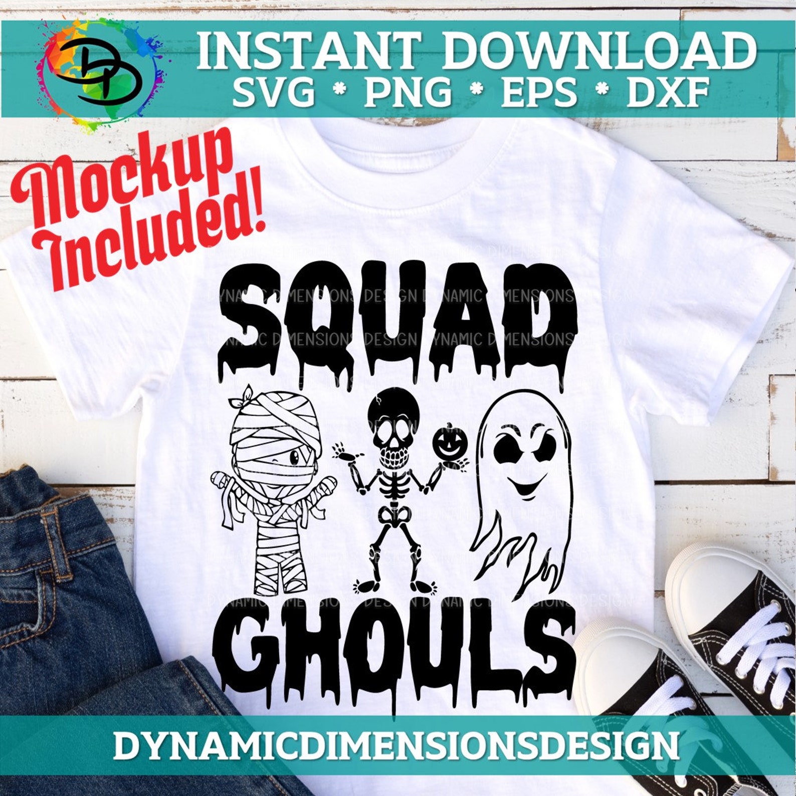 Squad Ghouls SVG SVG Files for Cricut Silhouette Files Cut - Etsy
