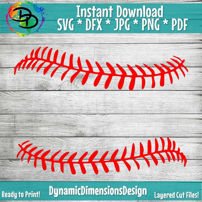 Baseball Thread SVG Softball Threads Svg Png Dxf Baseball | Etsy