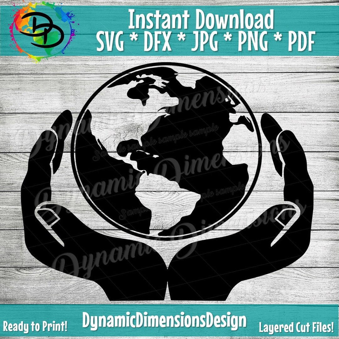 Earth Svg, Earth Clipart, Globe Svg File, Earth Day Svg, Earth Vector ...