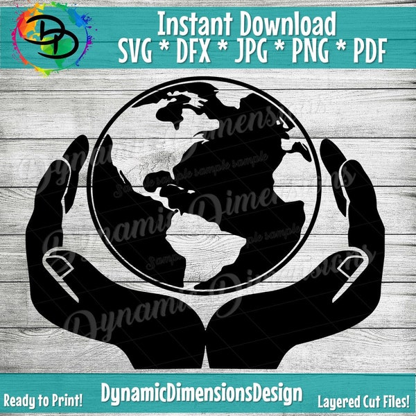 Earth Svg File - Etsy