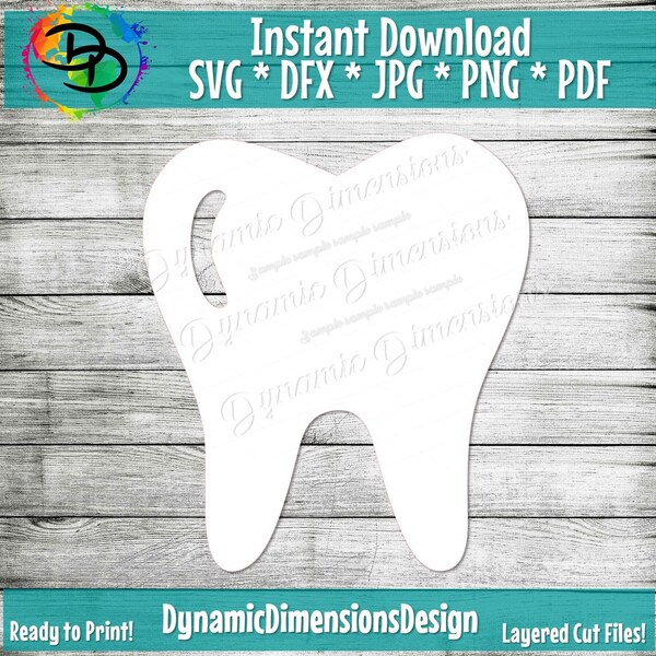 Tooth Svg - Etsy