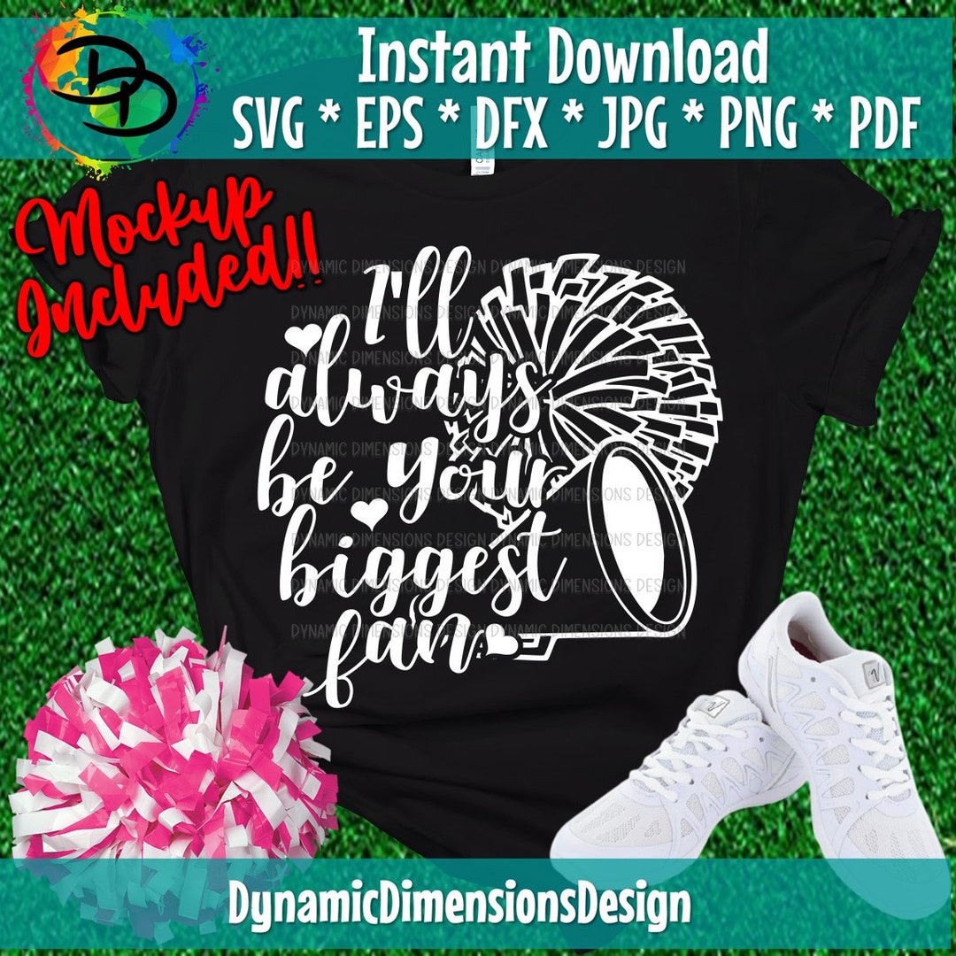 Biggest Fan, Cheer, Cheer Mom Svg, Cheer Svg, Svg Design, Cheer Mom ...